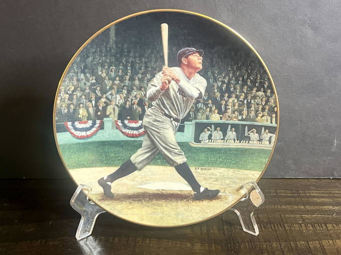 Babe Ruth Limited Edition Collectors Plate Â€œthe Called Shotâ€ /150