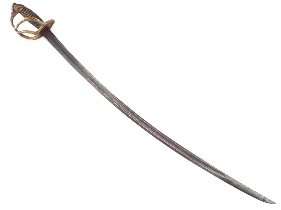 Rare American Civil War Confederate Cavalry Officers Sword, Unstopped ...
