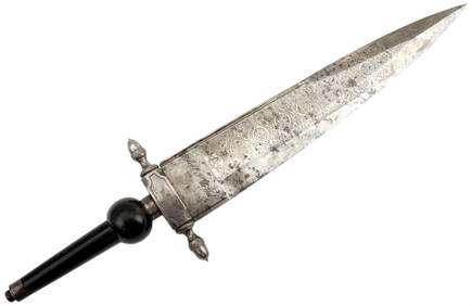 Massive Maya Belize Chert Ceremonial Dagger