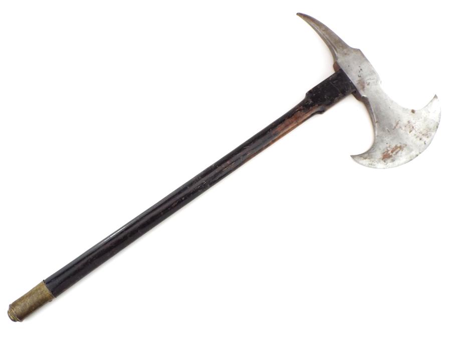 Antique French Napoleonic Army Sapper's Or Pioneer's Massive Axe Ax