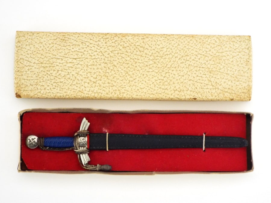 German Wwii Luftwaffe 1st Model Miniature Dagger Auction
