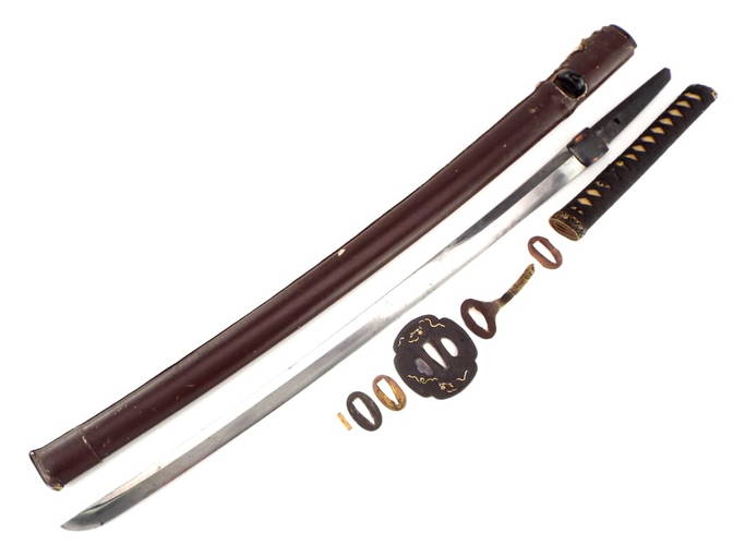 Edo Period Japanese Samurai Signed Sword Was Used During Wwii By ...