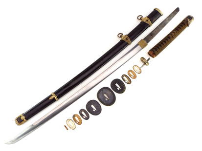 Wwii Japanese Navy Sword {kai Gunto} Blade Is Not