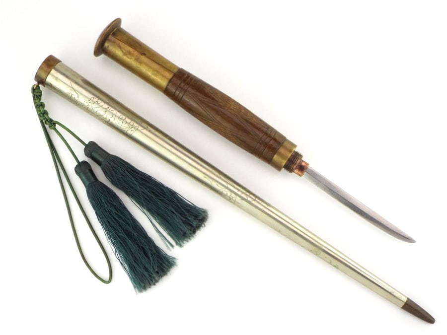 Usaf Presentation Swagger Stick With Hidden Blade Auction