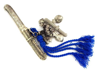 Antique Korean Eunjangdo Ladys Dagger, Knife