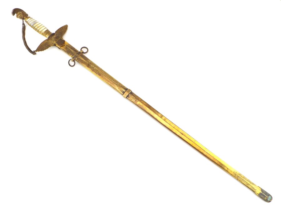 Very Nice M 1850 Militia Officers Sword By Ames Chicopee Auction