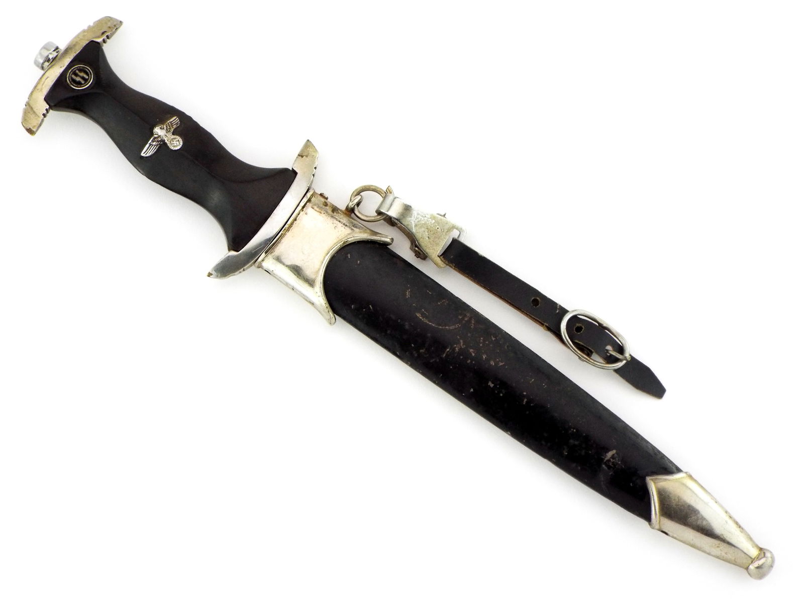Post Wwii German Ss Dagger With Hangers Auction