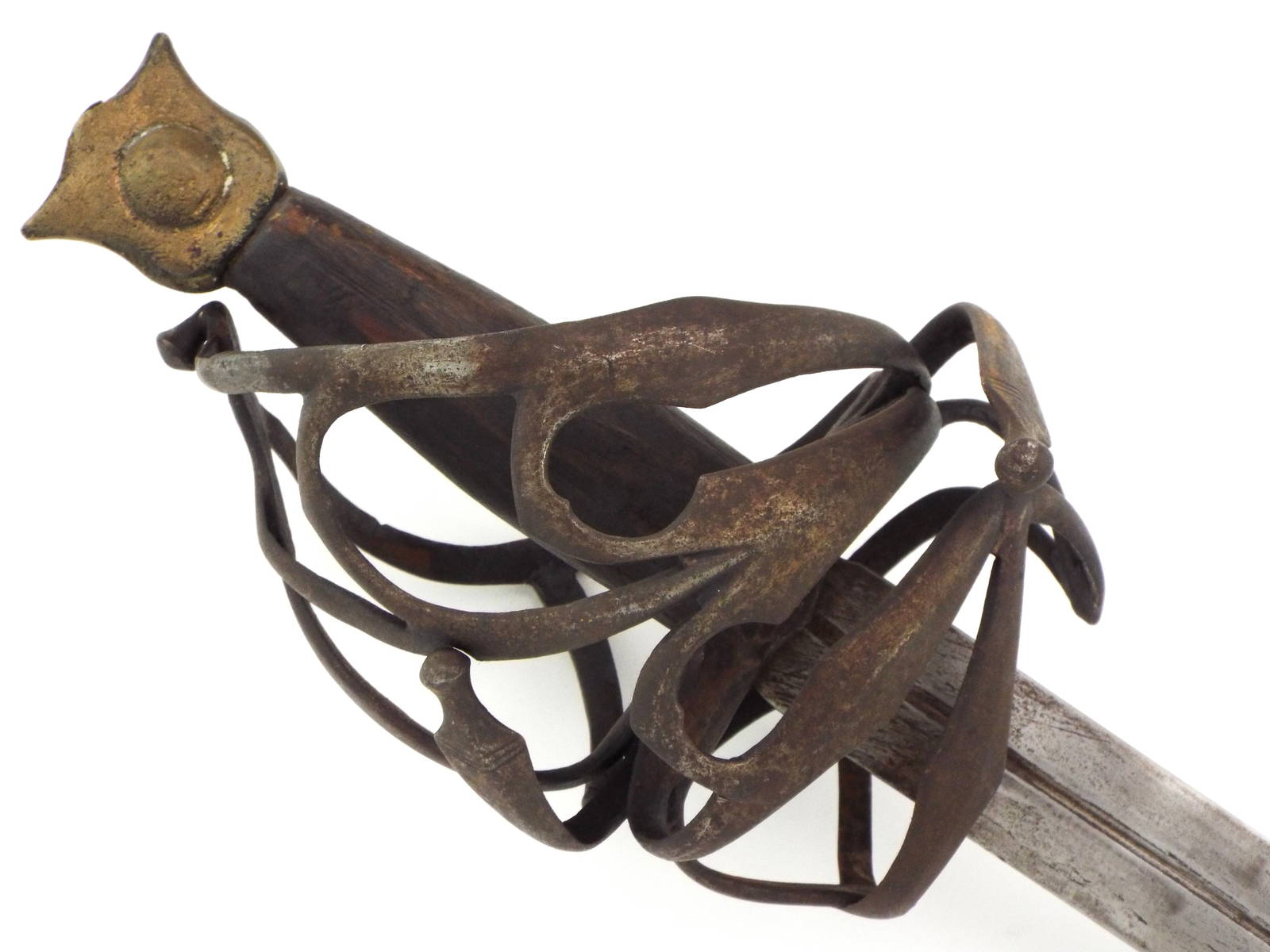 Nice 17th-18th C. Italian Schiavona Broadsword Rapier, Well Marked ...