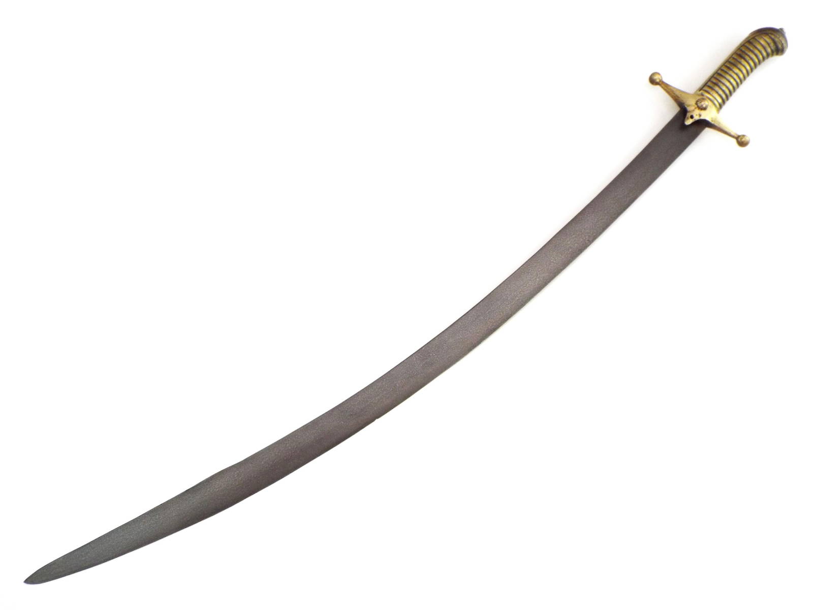 Antique Islamic Turkish Or Arabic Shamshir Saif Sword With Ornate Brass ...