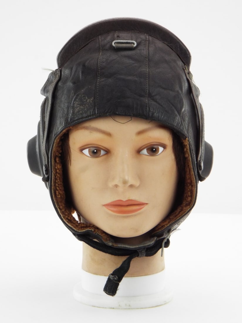 Very Rare Soviet Russia Wwii Air Force Woman Officer Pilot Helmet Auction