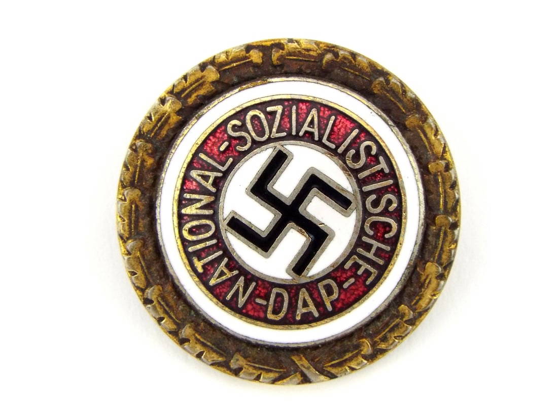 German Nsdap Gold Party Badge Auction