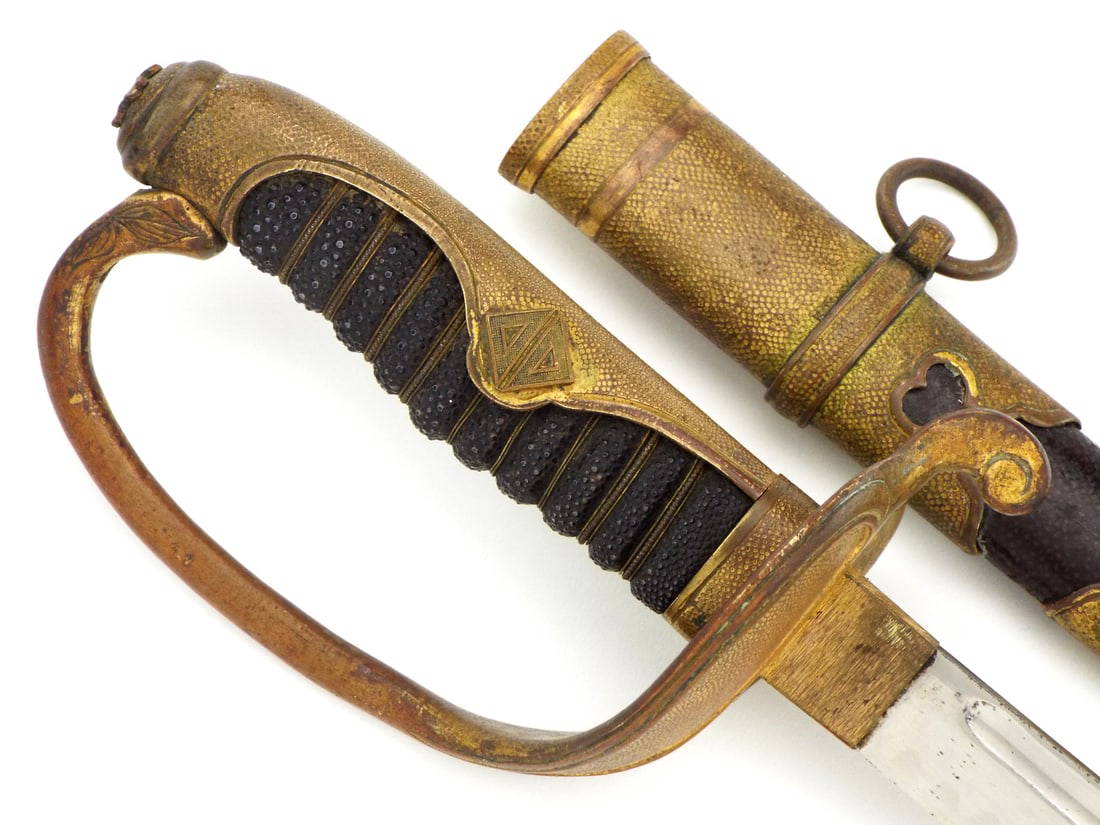 Japanese Wwii Formosa Taiwan Government Officers Sword Auction