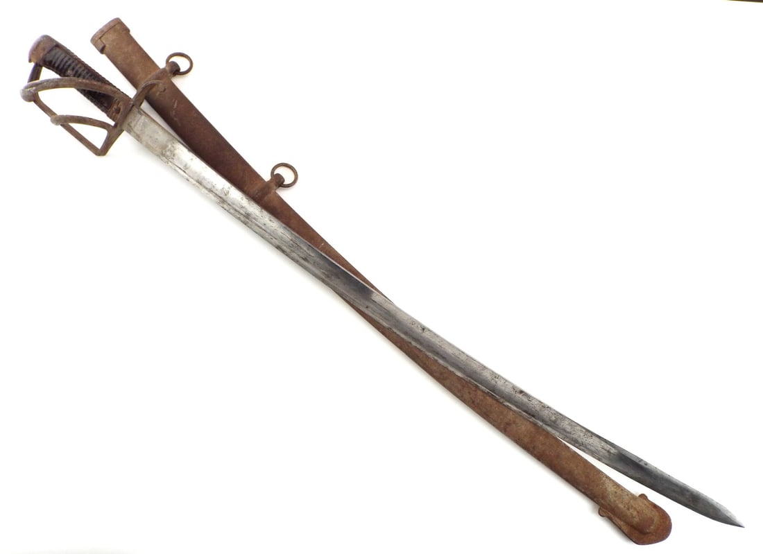 Antique Napoleonic Wars French Or Russian Heavy Cavalry Officer's Sword ...