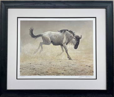 Robert Bateman's "midnight Black Wolf" Limited Edition