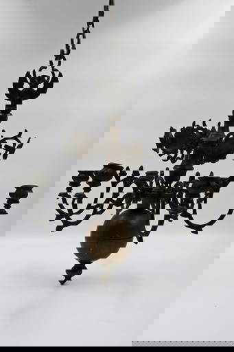 Jewish Lamp, Judenstern, Brass, Germany, 19th Century.six Candle ...