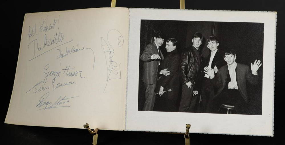 A Unique Photo Featuring The Beatles And Gerry Marsden (ger