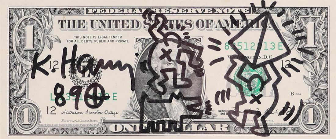 Keith Haring (reading Pennsylvania 1958 1990 New York), (after), Dollar ...