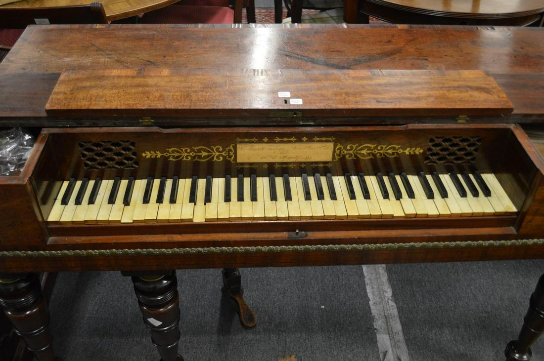 Thomas Tomkinson A Regency Mahogany Square Piano Auction
