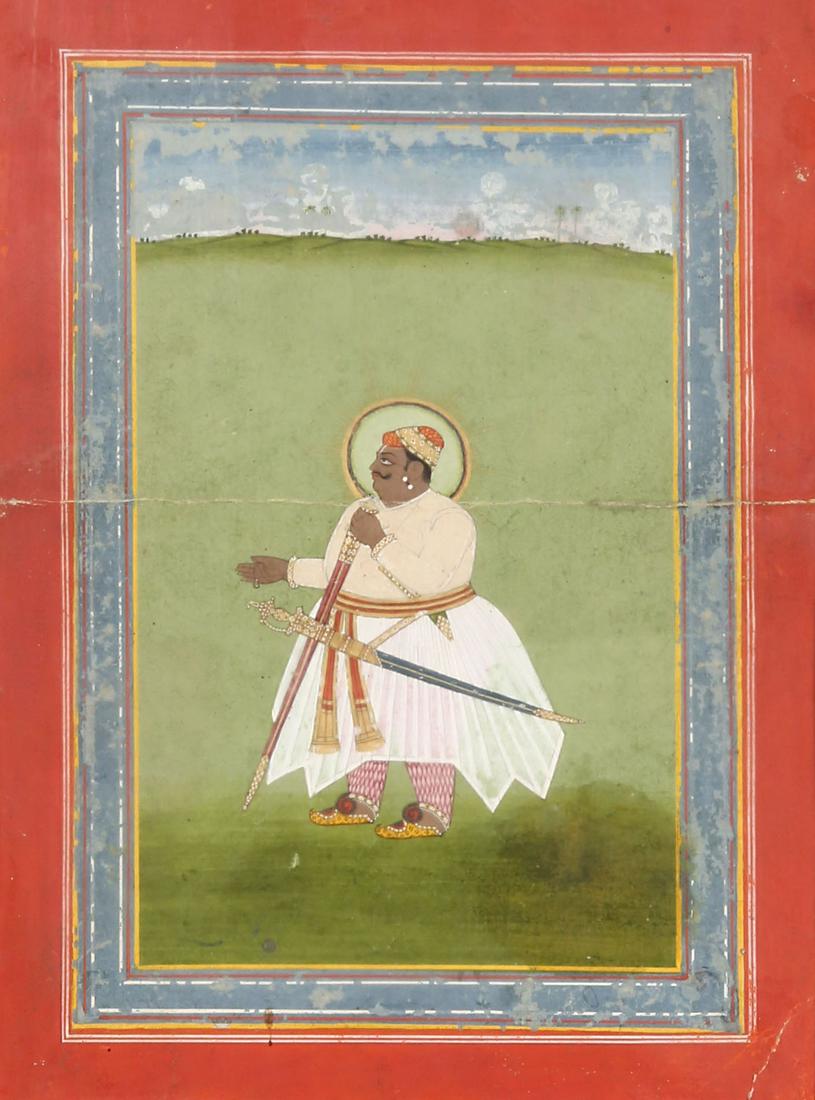 Painting Of Raja Udai Singh Rathore (1583 1595)