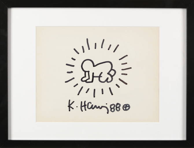 Keith Haring (american Artist, Born 1958 – Died 1990)