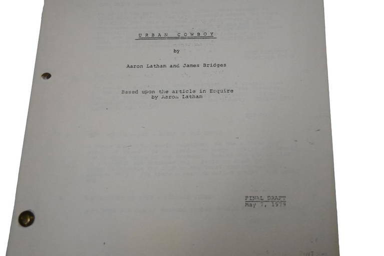 ORIGINAL SCRIPT "URBAN COWBOY" FINAL DRAFT 199 (#0053) on Jul 30, 2022 ...