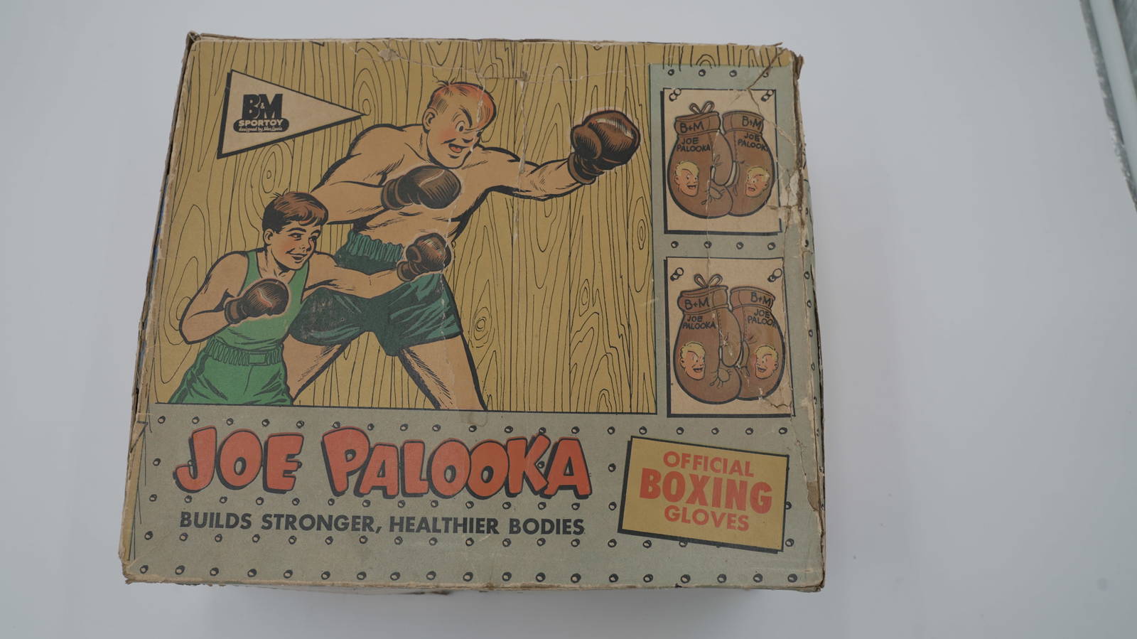 1940's Joe Palooka Official Boxing Gloves In Box Childrens Boxing Glove ...