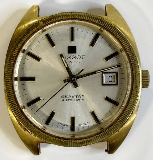Vintage Tissot Seastar Gold Filled Automatic Mens Watch