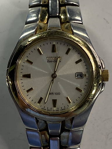 Vintage Citizen Eco Drive Wr100 Battery Men's Watch