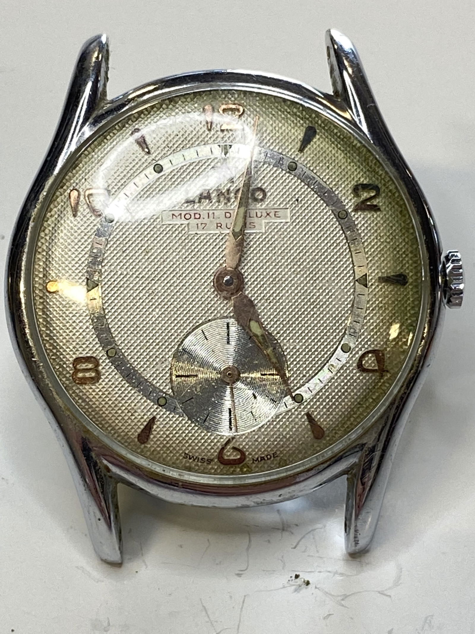 Vintage Lanco 17 Rubies Wind Up Men's Watch