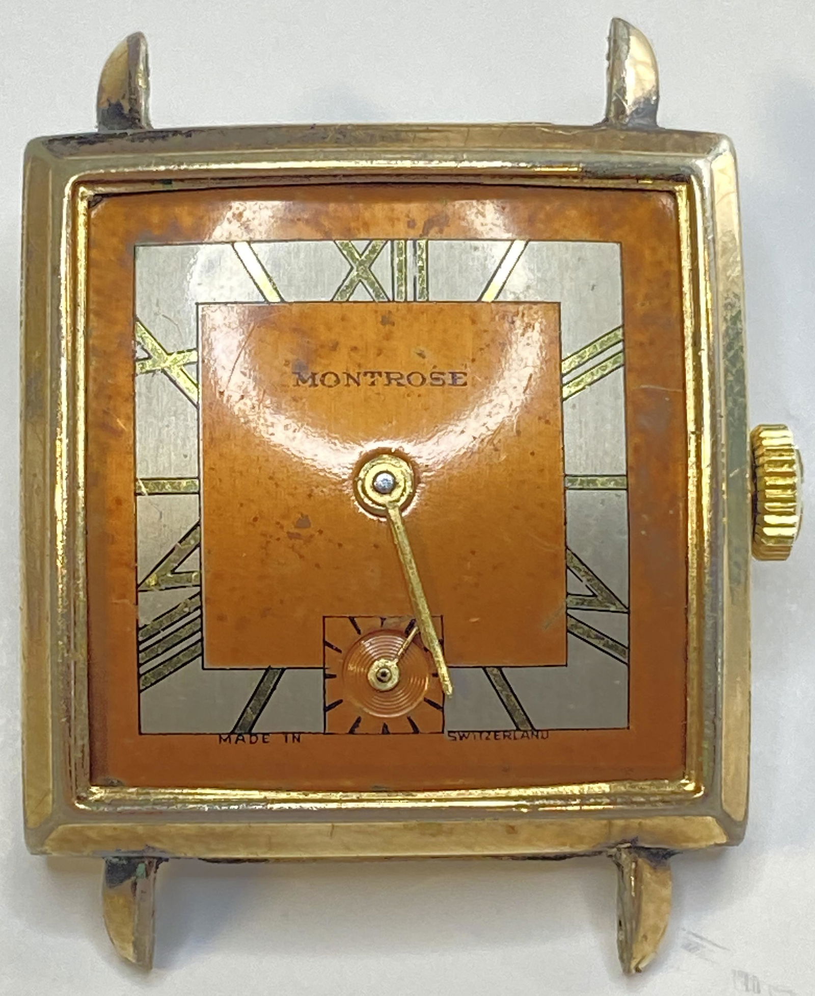 Vintage Montrose Gold Filled Wind Up Men's Watch