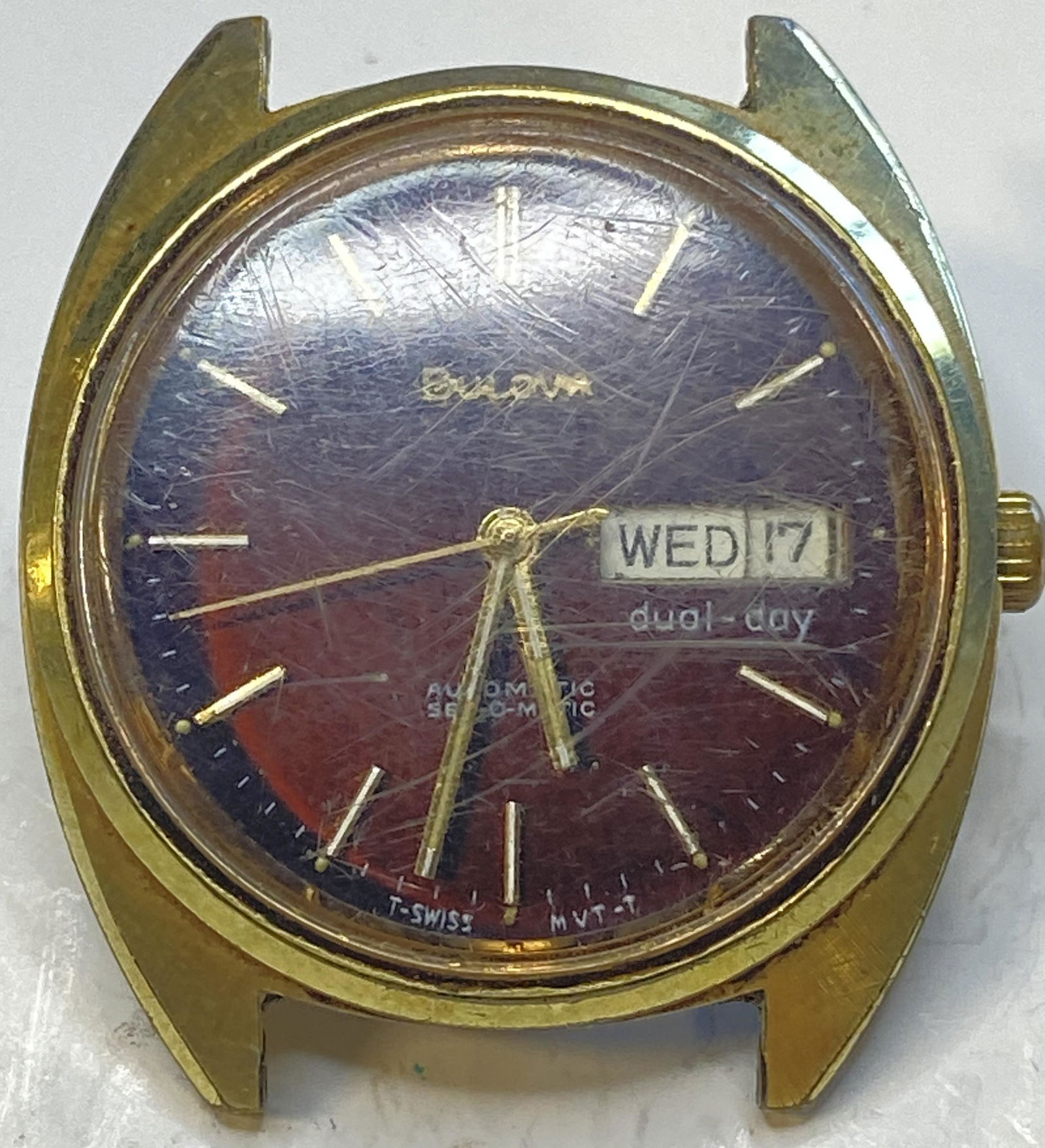 Vintage Bulova Set O Matic Gold Filled Automatic Men's Watch