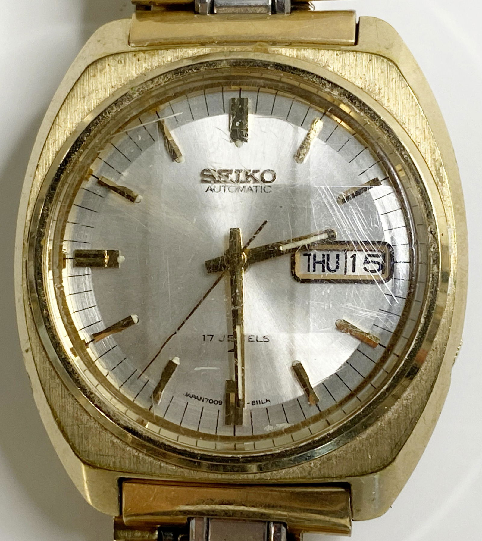 Vintage Seiko 7009 8109 Gold Filled Automatic Men's Watch