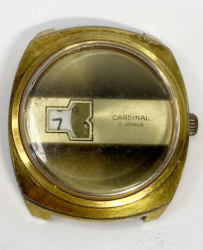 Vintage Cardinal 17 Jewels Wind Up Men's Watch