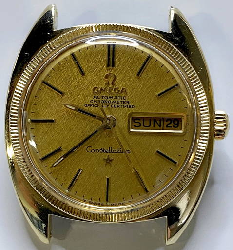 Vintage Omega Constellation Automatic Mens Watch Ref. Cd 168.029 & Box