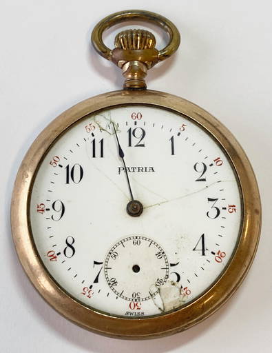 ANTIQUE PATRIA 7 JEWELS GOLD FILLED POCKET WATCH - Nov 01, 2022 | Les ...
