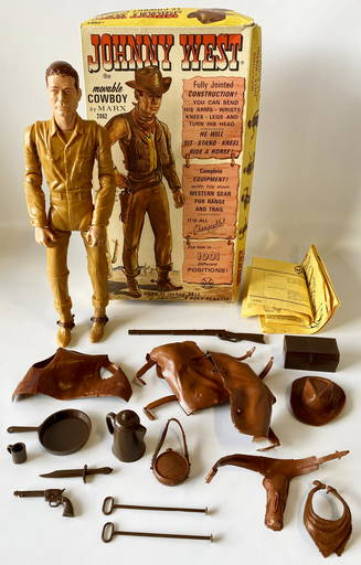 1960'S MARX JOHNNY WEST ACTION FIGURE & BOX - Nov 08, 2022 | Les ...