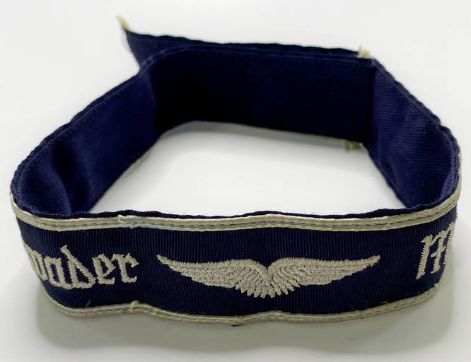 1939 45 Ww2 German Luftwaffe Cuff Title