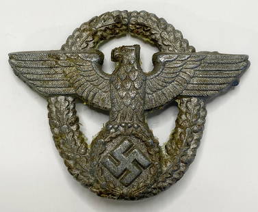 Ww2 German Police Visor Badge