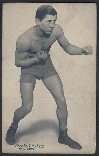 1926 Exhibit Boxing Card A. Walker