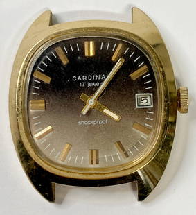 Vintage Cardinal 17 Jewels Wind Up Men's Watch
