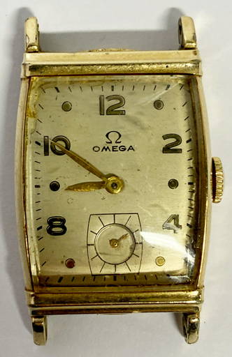 Vintage Omega Wind Up Gold Filled Men's Watch