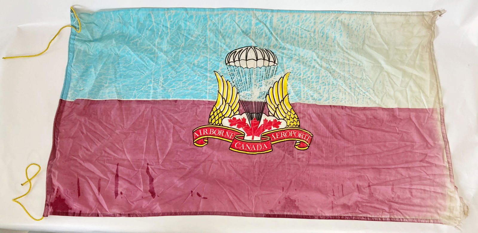 VINTAGE CANADA AIRBORNE PARA PARACHUTE FLAG (#0007M) on Dec 06, 2022 ...