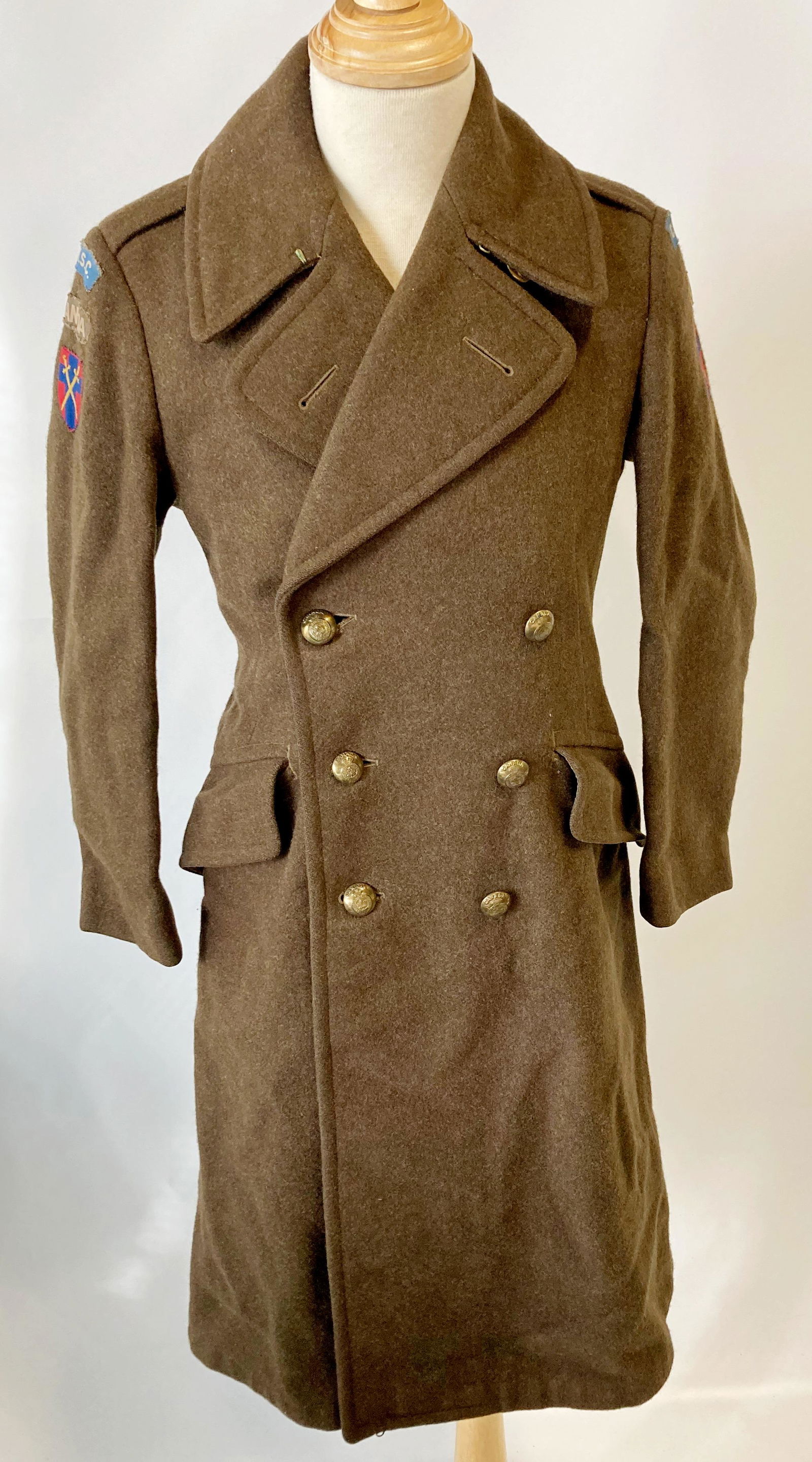 1939-45 WW2 CANADA GREAT COAT C.M.S.C. DATED 1940 (#0040M) on Dec 06 ...