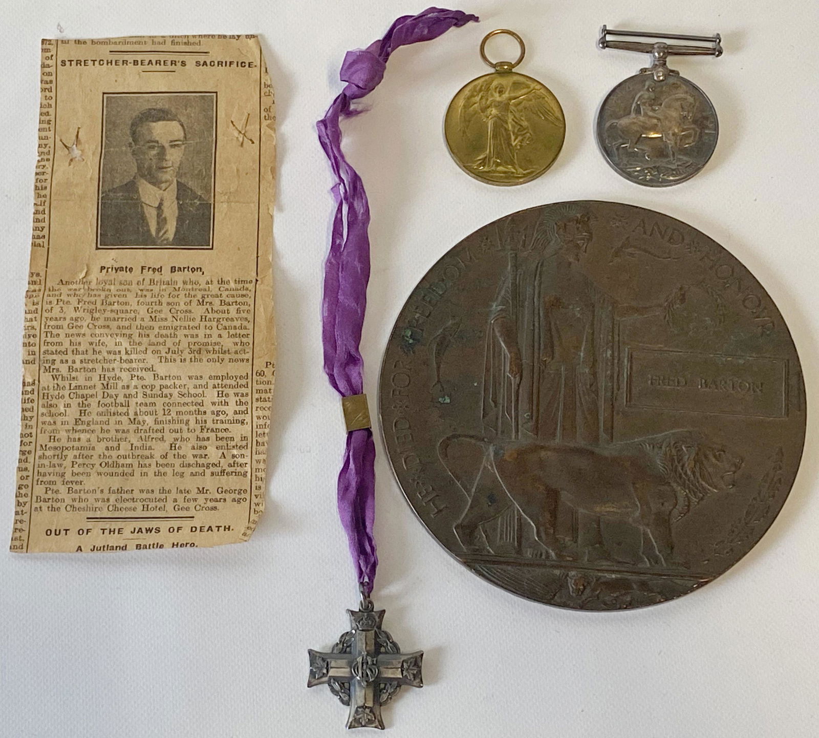 1914 18 Ww1 Canada Medals Group Of 4