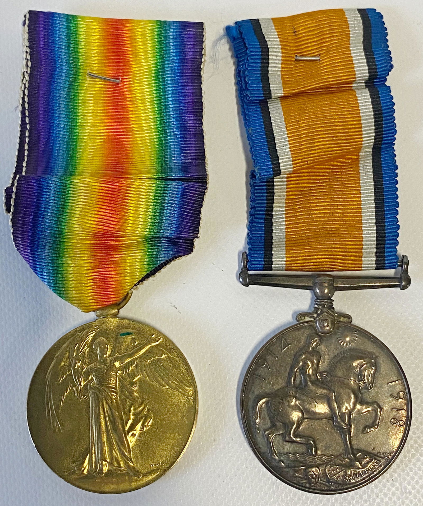 1914-18 WW1 CANADA SERVICE MEDALS PAIR (#0049M) on Dec 06, 2022 | Les ...