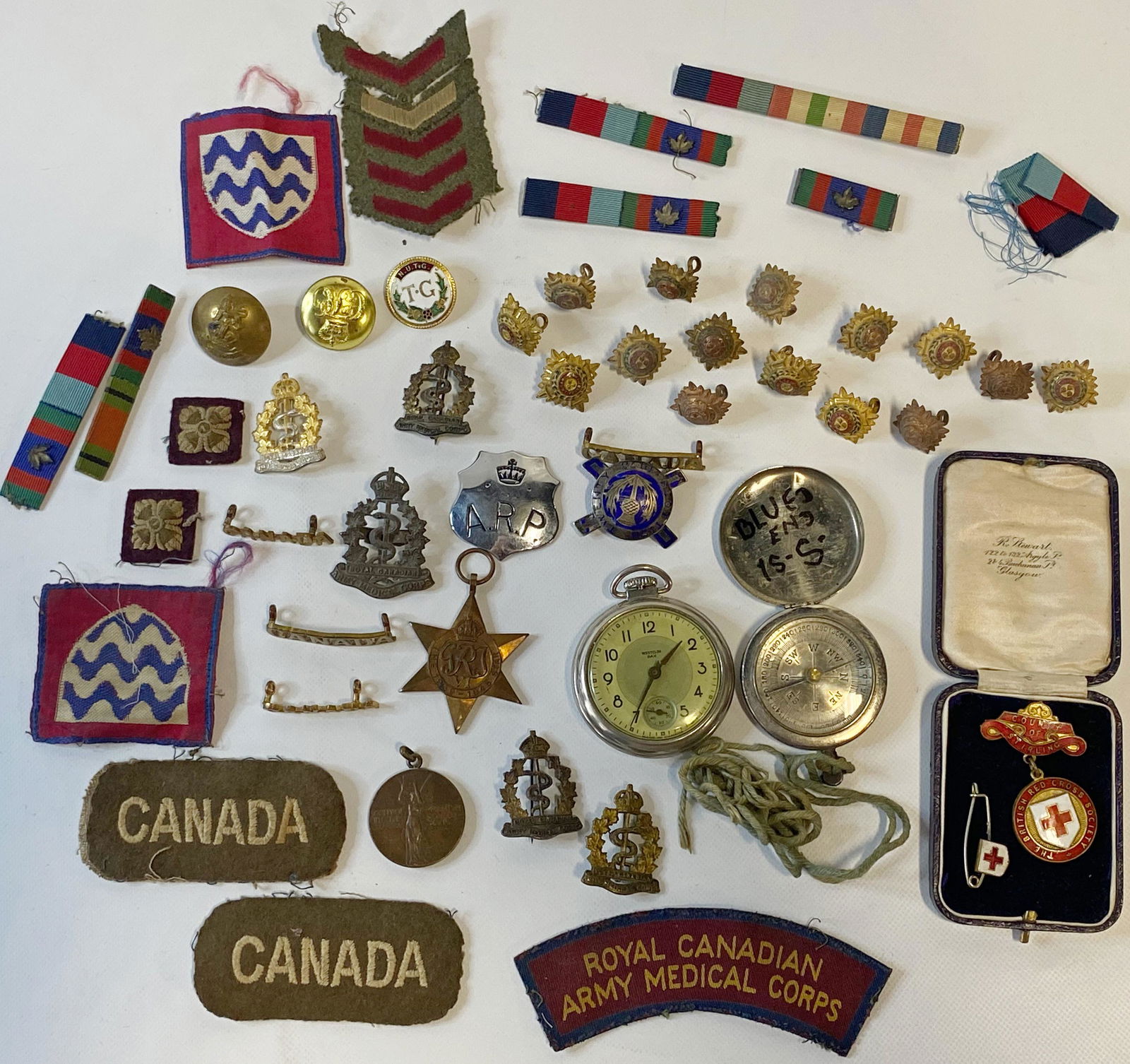 1939-45 WW2 CANADA SOLDIER BADGES, MEDALS, & OTHERS (#0074M) on Dec 06 ...