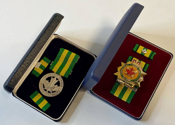 Vintage Canada Correctional Medal & Badge