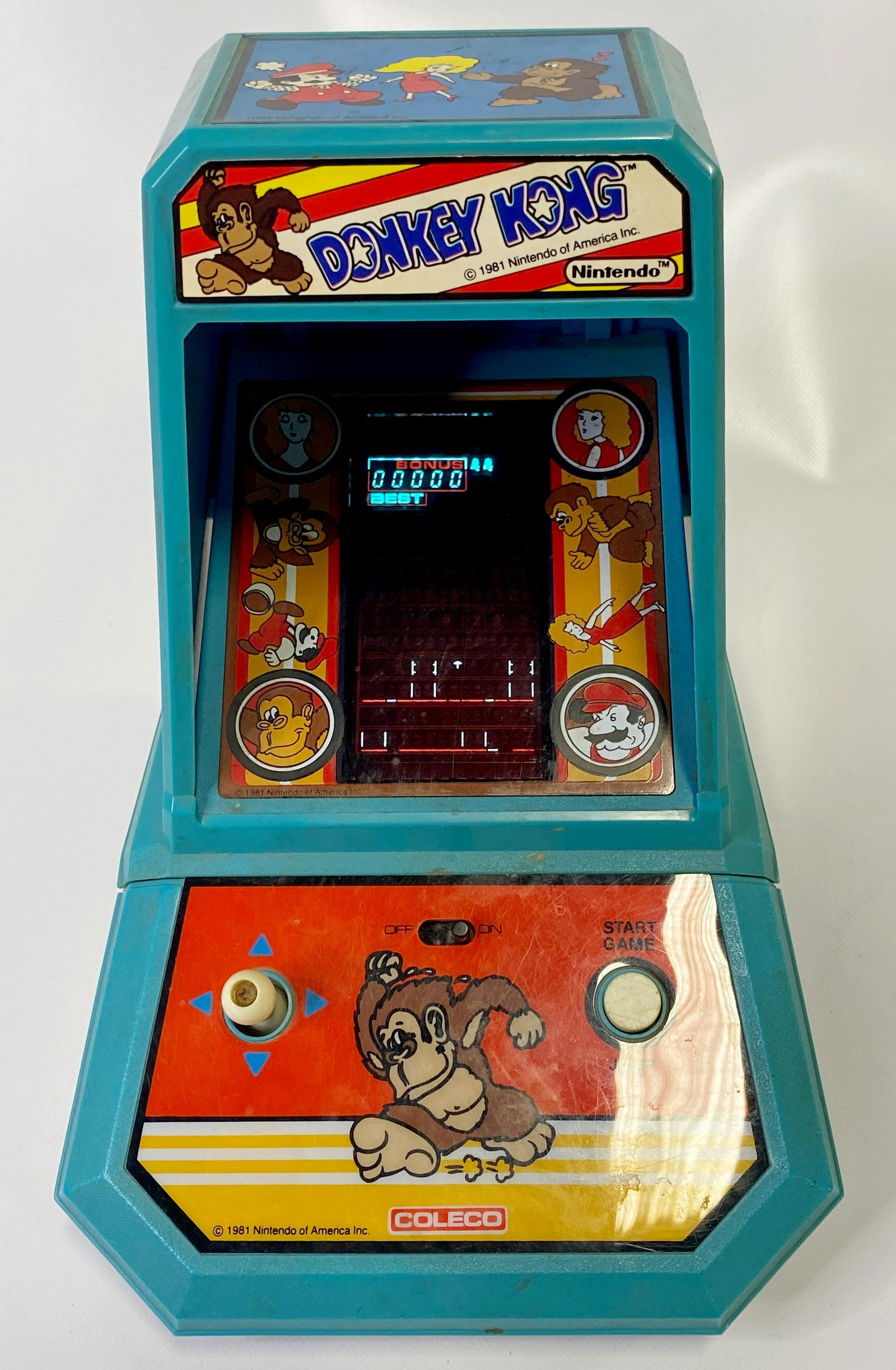 1981 Nintendo Donkey Kong Tabletop Arcade Game