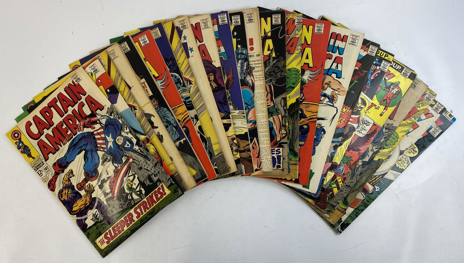 CAPTAIN AMERICA LOT X 26 1960-70'S MARVEL COMIC - Feb 08, 2023 | Les ...