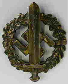 German WWII Waffen SS Bronze Dutch SS Sports Badge - May 25, 2013 ...